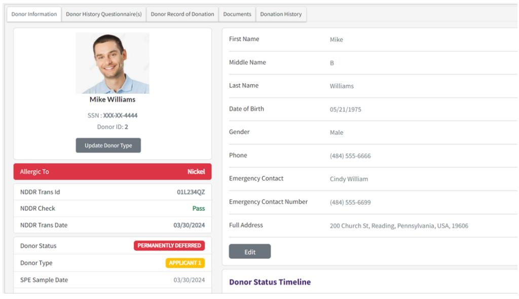 Product Details – Source Plasma DMS
