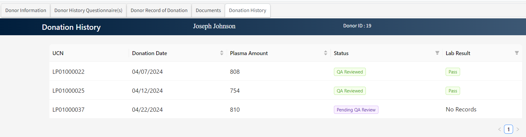 Product Details – Source Plasma DMS